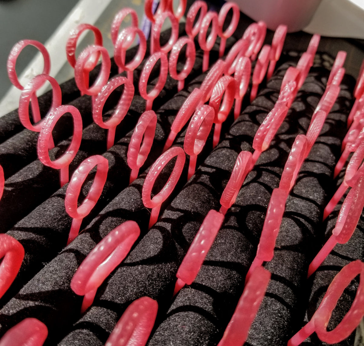 Collecting Textures Using 2-Part Silicone for Lost Wax Ring Casting ...